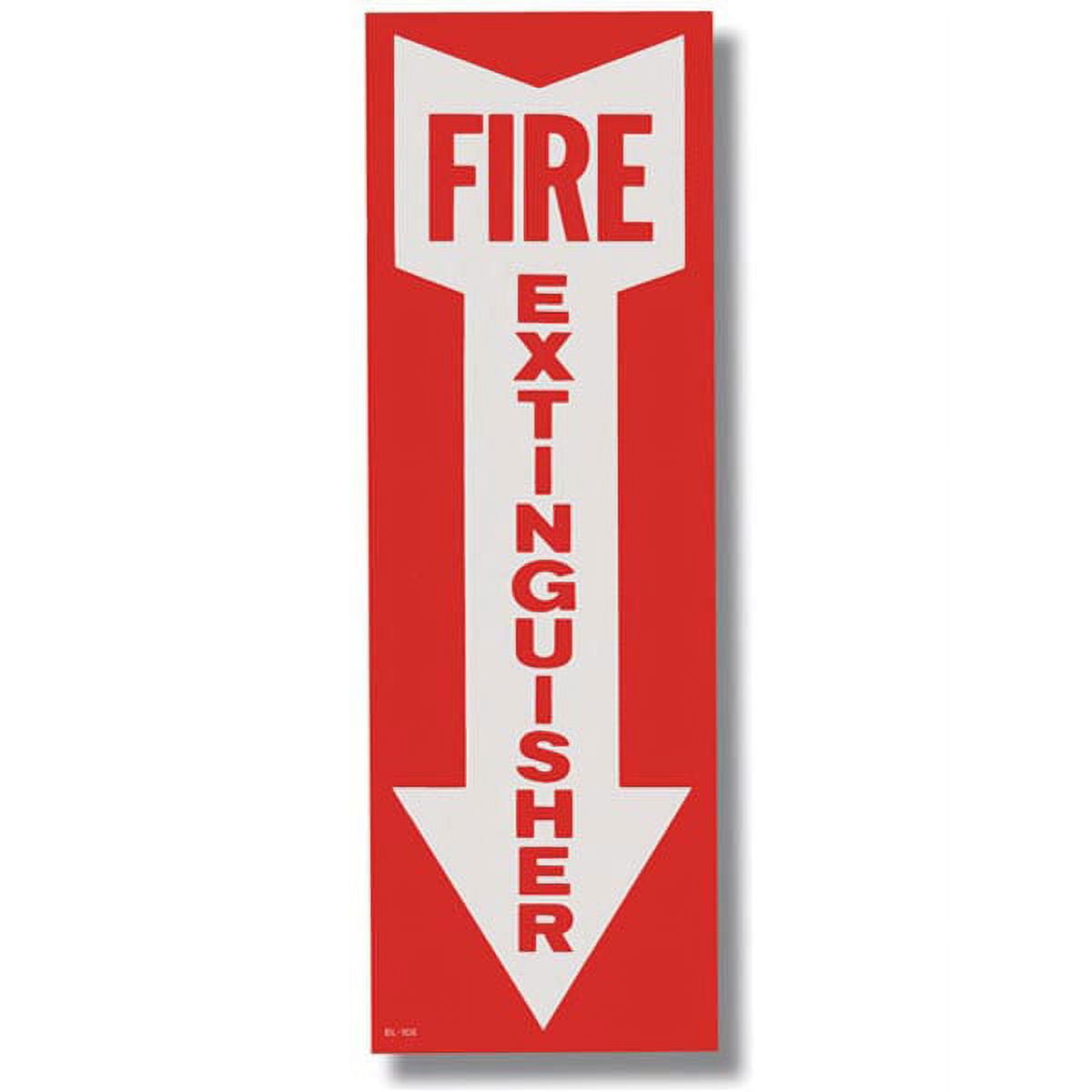 Fire Extinguisher Arrow Sign, Self-Adhesive Vinyl - Walmart.com