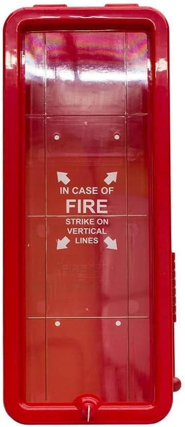 Fire Extinguisher Cabinets FIRETECH MED PLASTIC RED CAB - Walmart.com