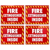 Embossed Metal Fire Emergency Exit Way Out Arrow Sign Indoor Outdoor ...