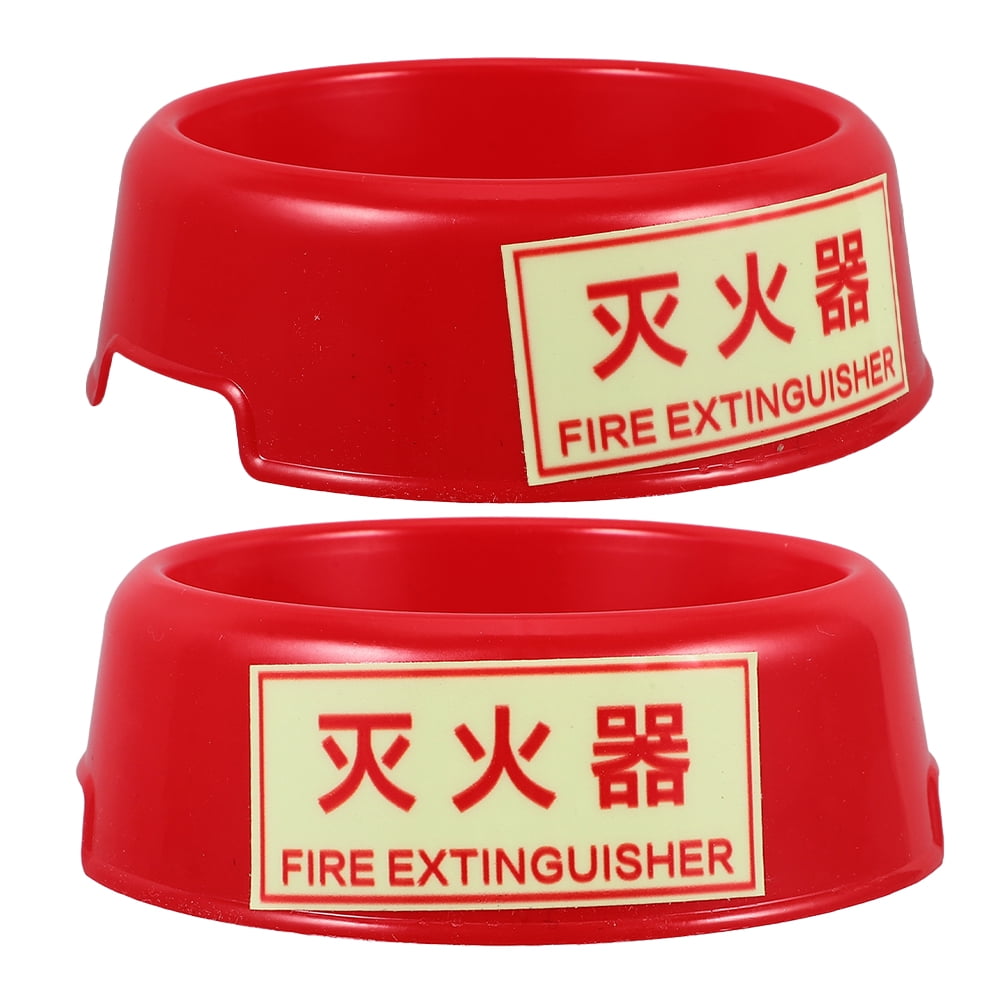 Fire Extinguisher Stand for Emergency Fluorescence Plastic Base Red ...