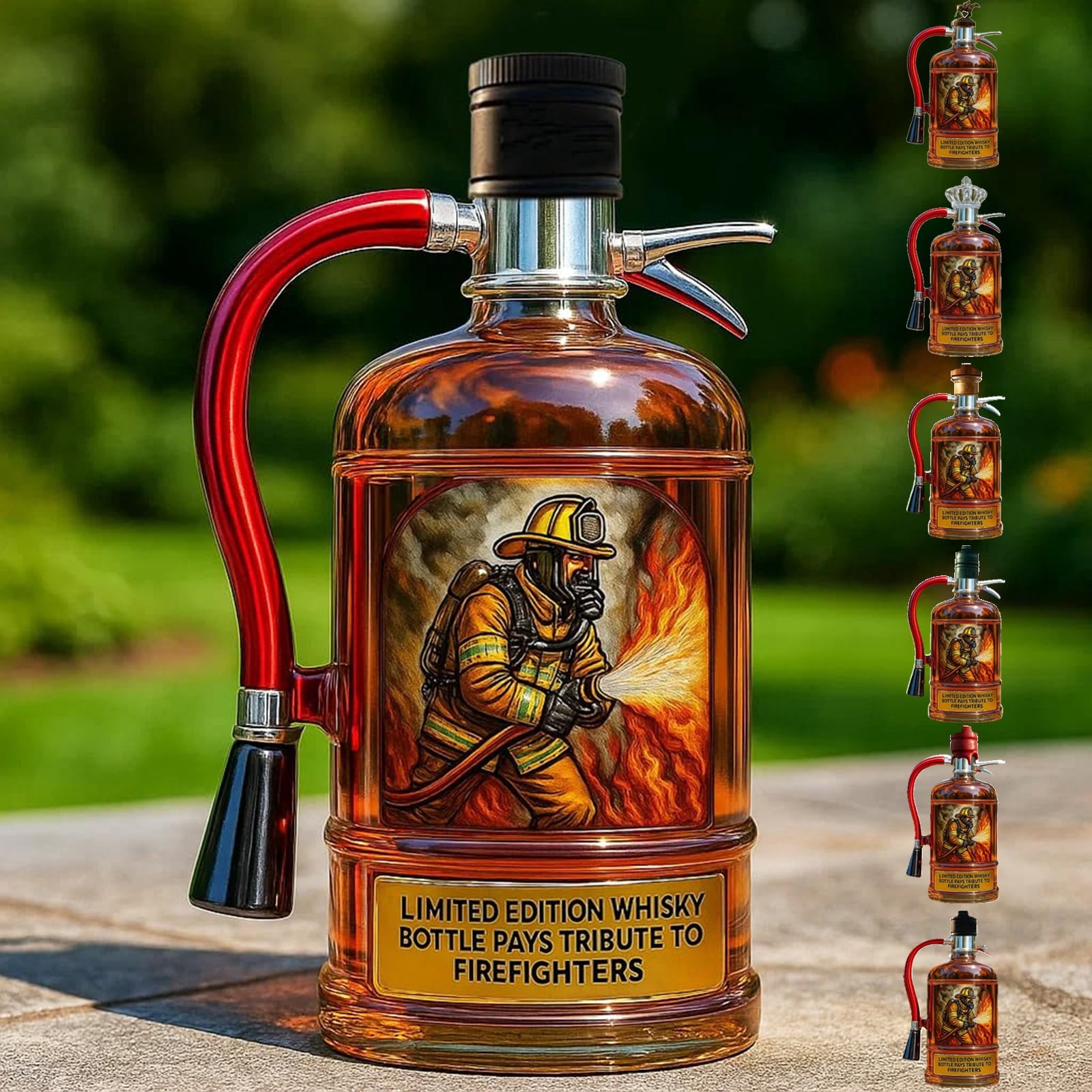 Fire Extinguisher Whisky Bottle - Limited Edition Tribute Gift for ...