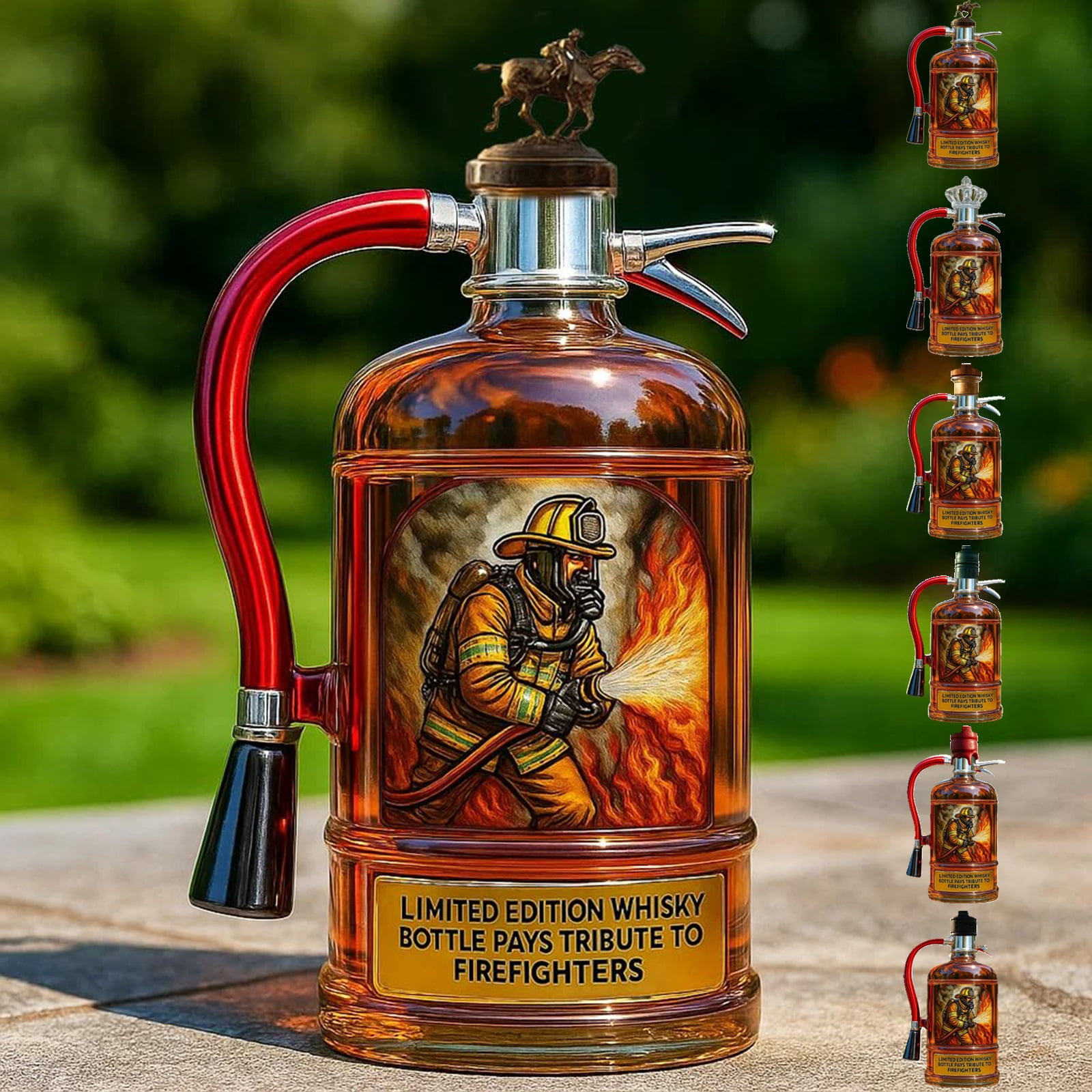 Fire Extinguisher Whisky Bottle - Limited Edition Tribute Gift for ...