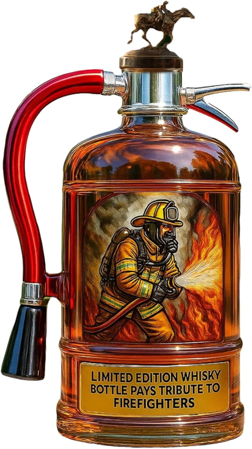 Fire Extinguisher Whisky Bottle Pays Tribute to Firefighters ...