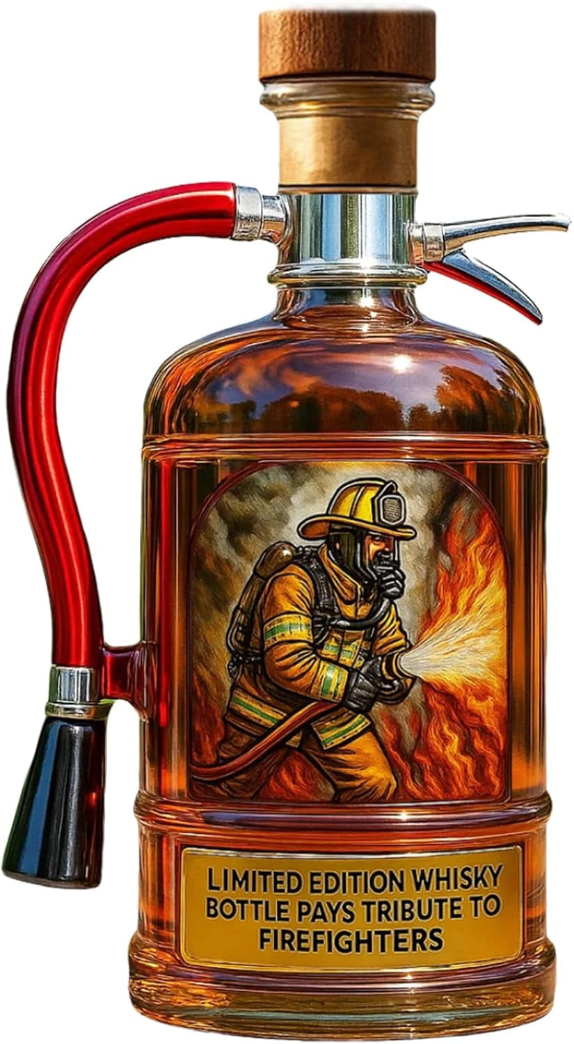 Fire Extinguisher Whisky Bottle Pays Tribute to Firefighters ...