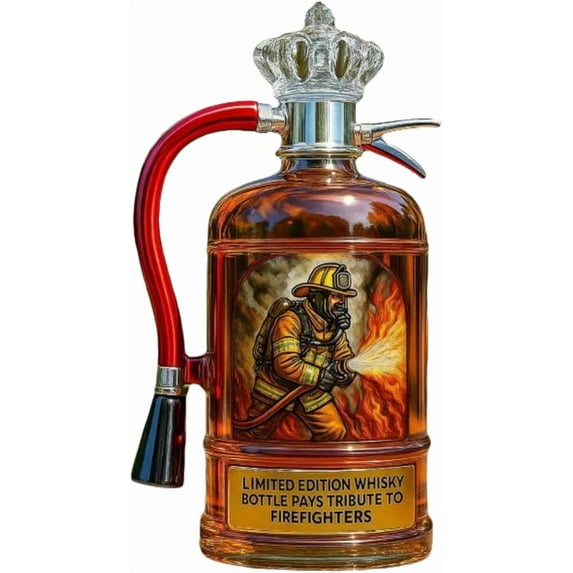 Fire Extinguisher Whisky Bottle Pays Tribute to Firefighters ...