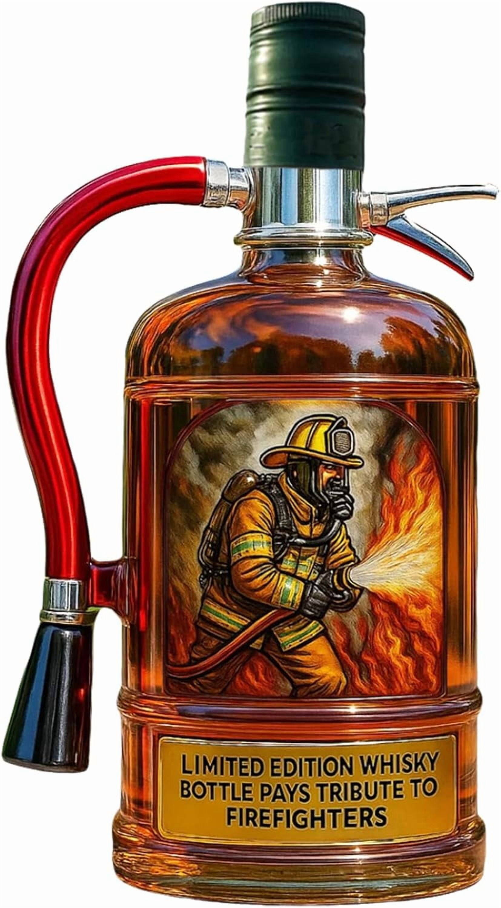 Fire Extinguisher Whisky Bottle Pays Tribute to Firefighters ...