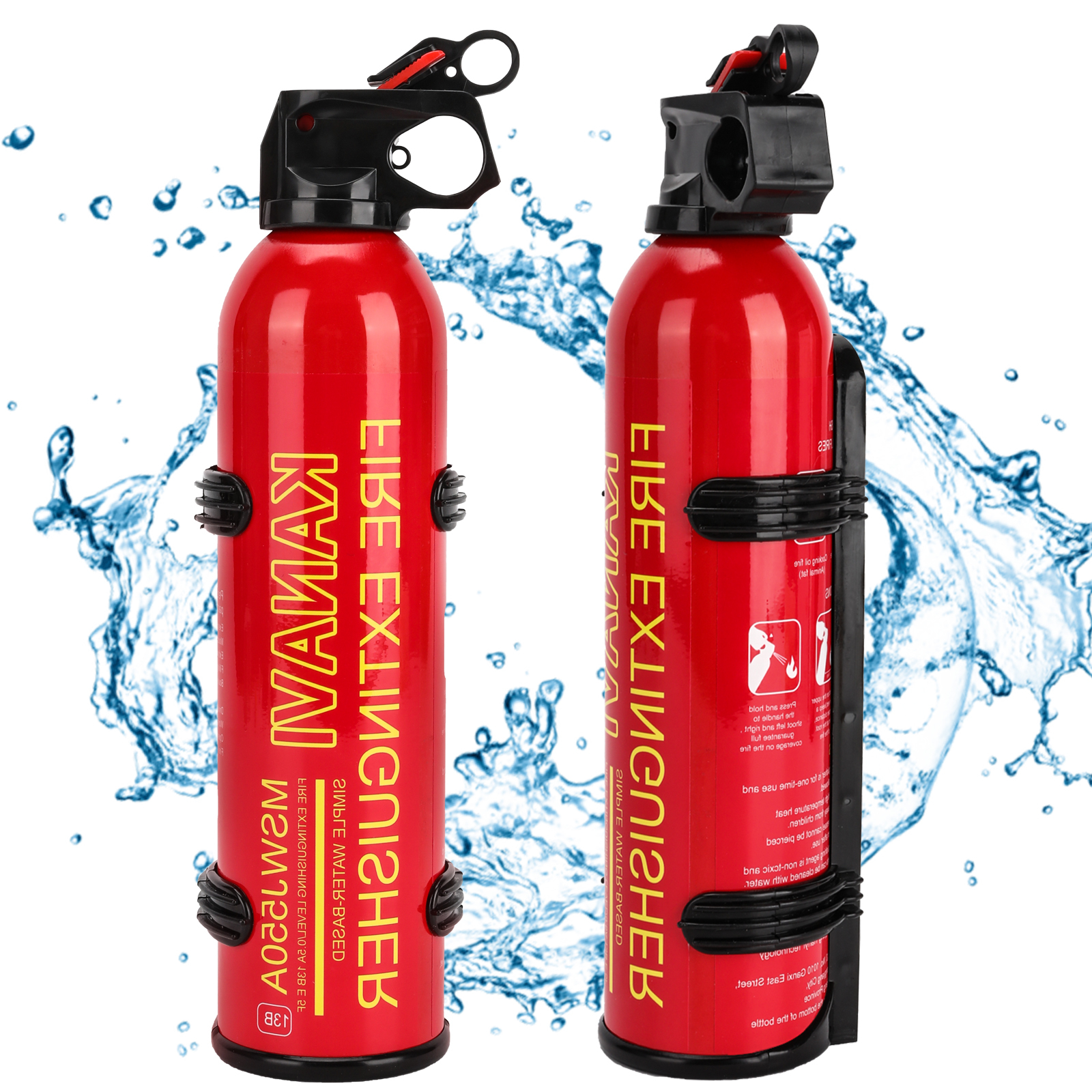 Buckeye Mini-Guard 18 lb Halotron I Fire Extinguisher, Vertical Mount ...
