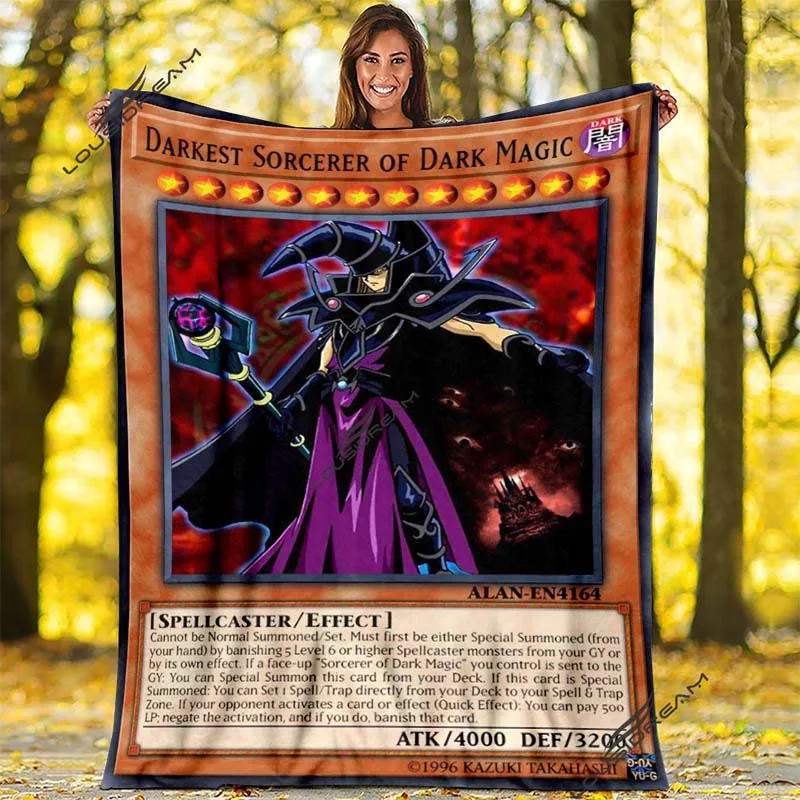 Yu-gi-oh Cartoon monster card blanket, birthday and holiday gifts ...