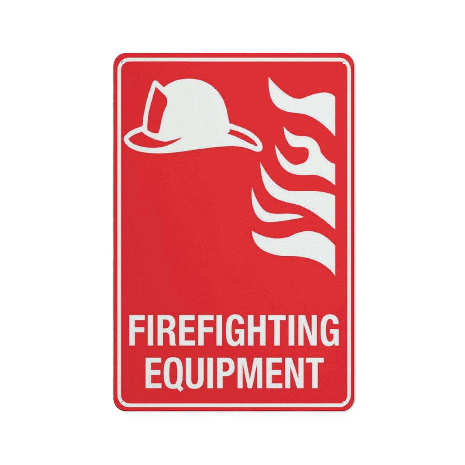 Fire Fighting Equipment Sign 8 X 12 Inches Rust Free Aluminum - Uv ...