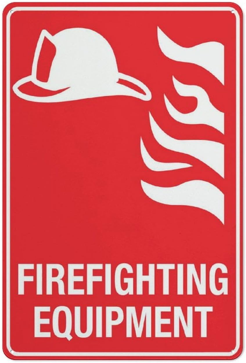Fire Fighting Equipment Sign Rust Free Aluminum - Uv Protected ...
