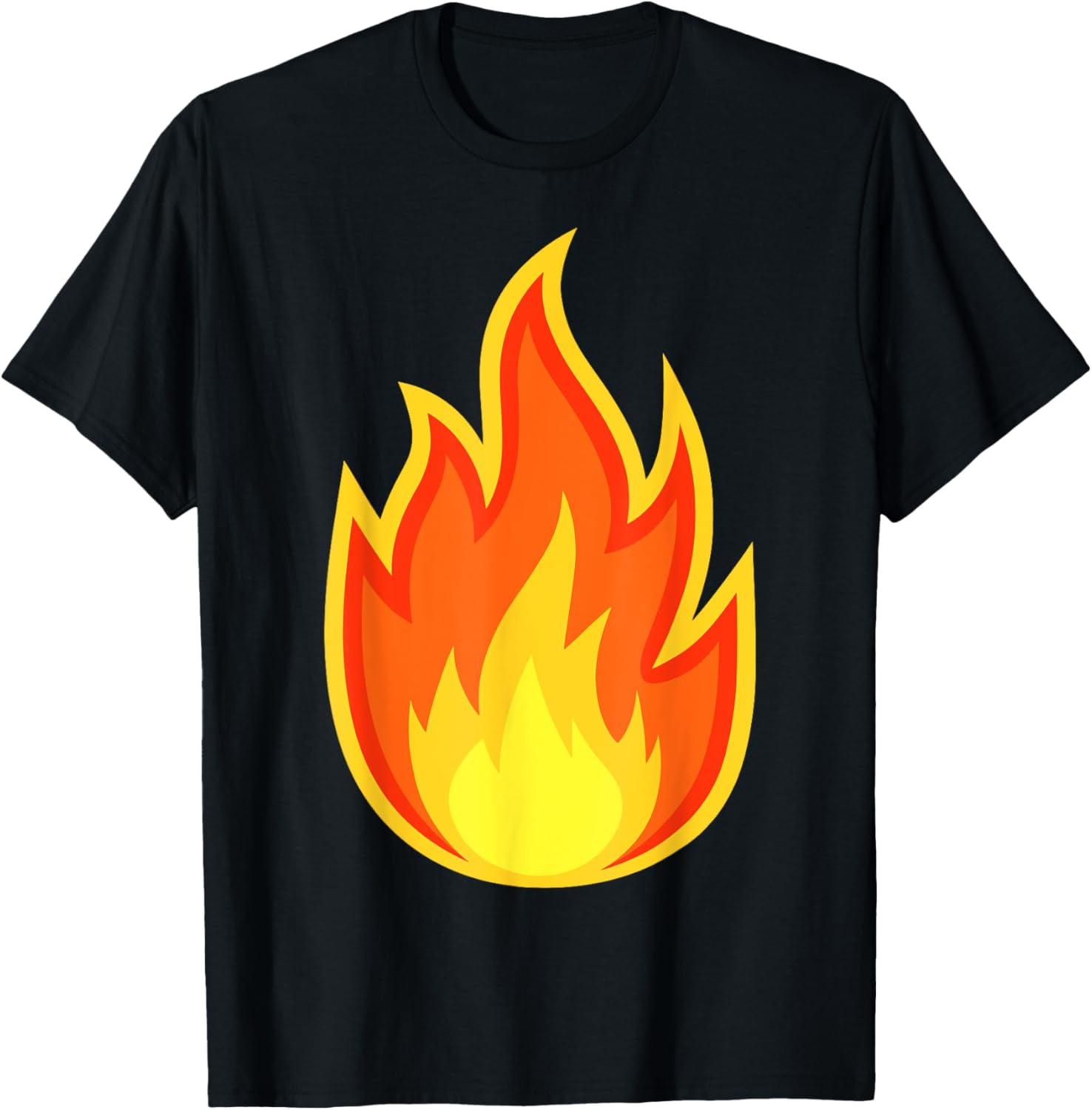 Fire Flame Shirt Adult Kids Men Women Fire Flame Costume T-Shirt ...
