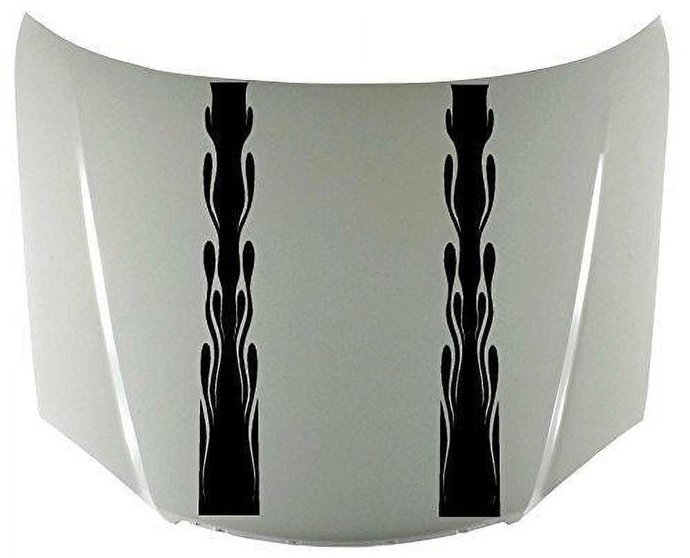 Fire Flame Stripe Car Decals Hood Decal Vinyl Sticker Graphic - Walmart.com