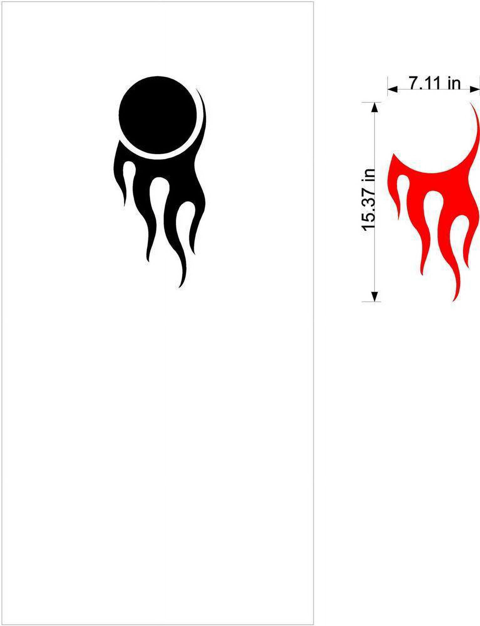 Fire Flames Cornhole Board Vinyl Decal Sticker FF27 - Walmart.com