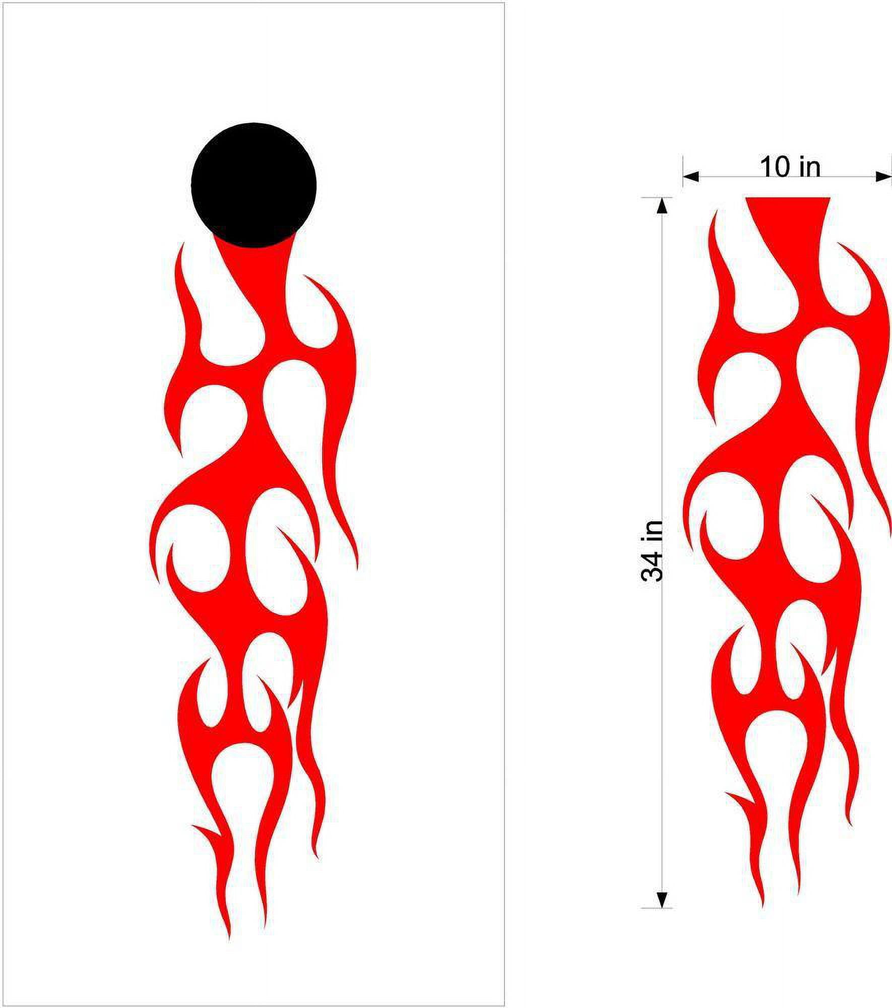 Fire Flames Cornhole Board Vinyl Decal Sticker FF28 - Walmart.com