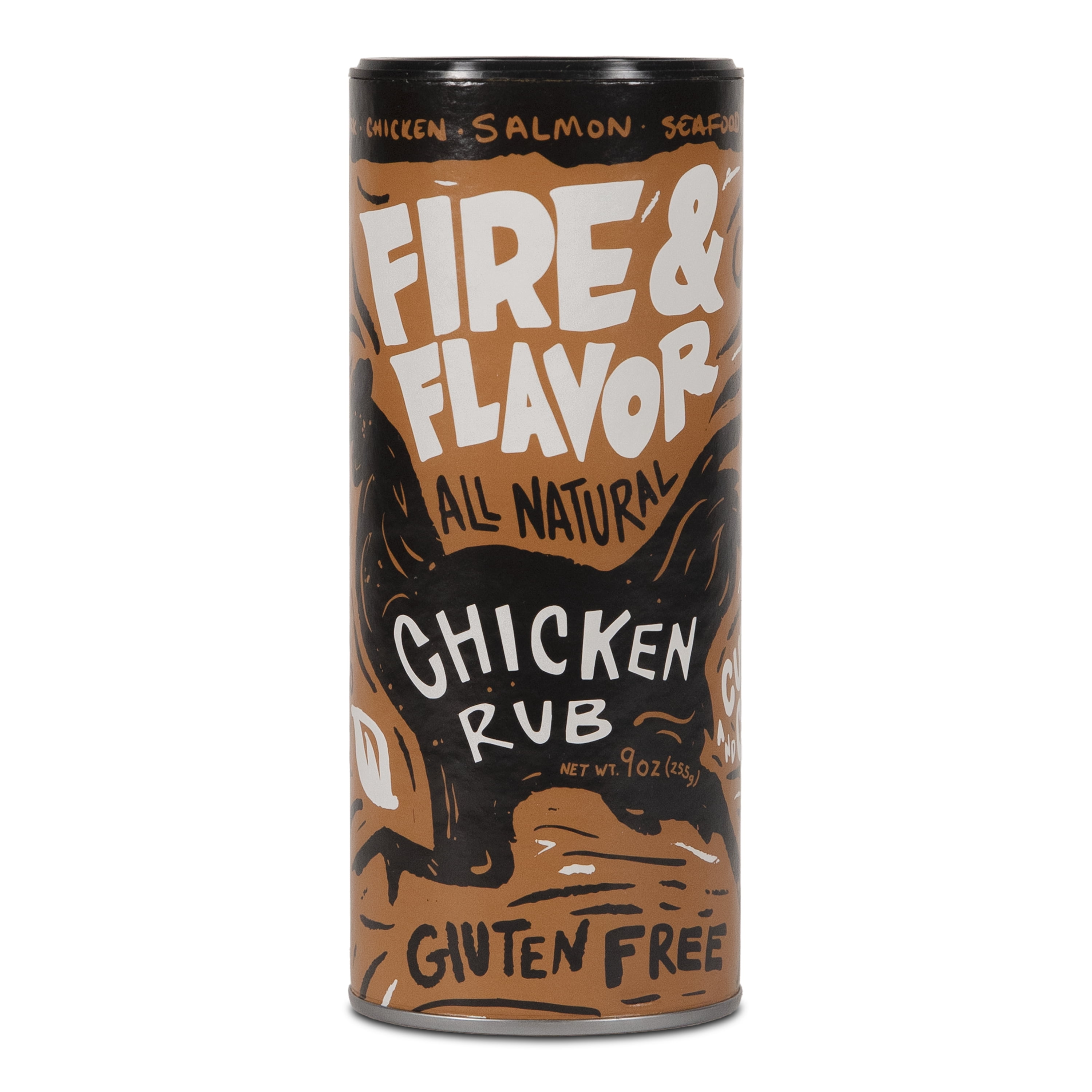 Fire & Flavor All Natural Chicken Rub, 9oz - Walmart.com