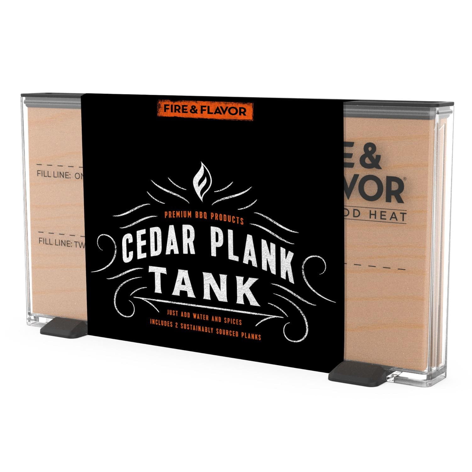 Fire & Flavor Cedar Plank Tank - FFPT101 - Walmart.com