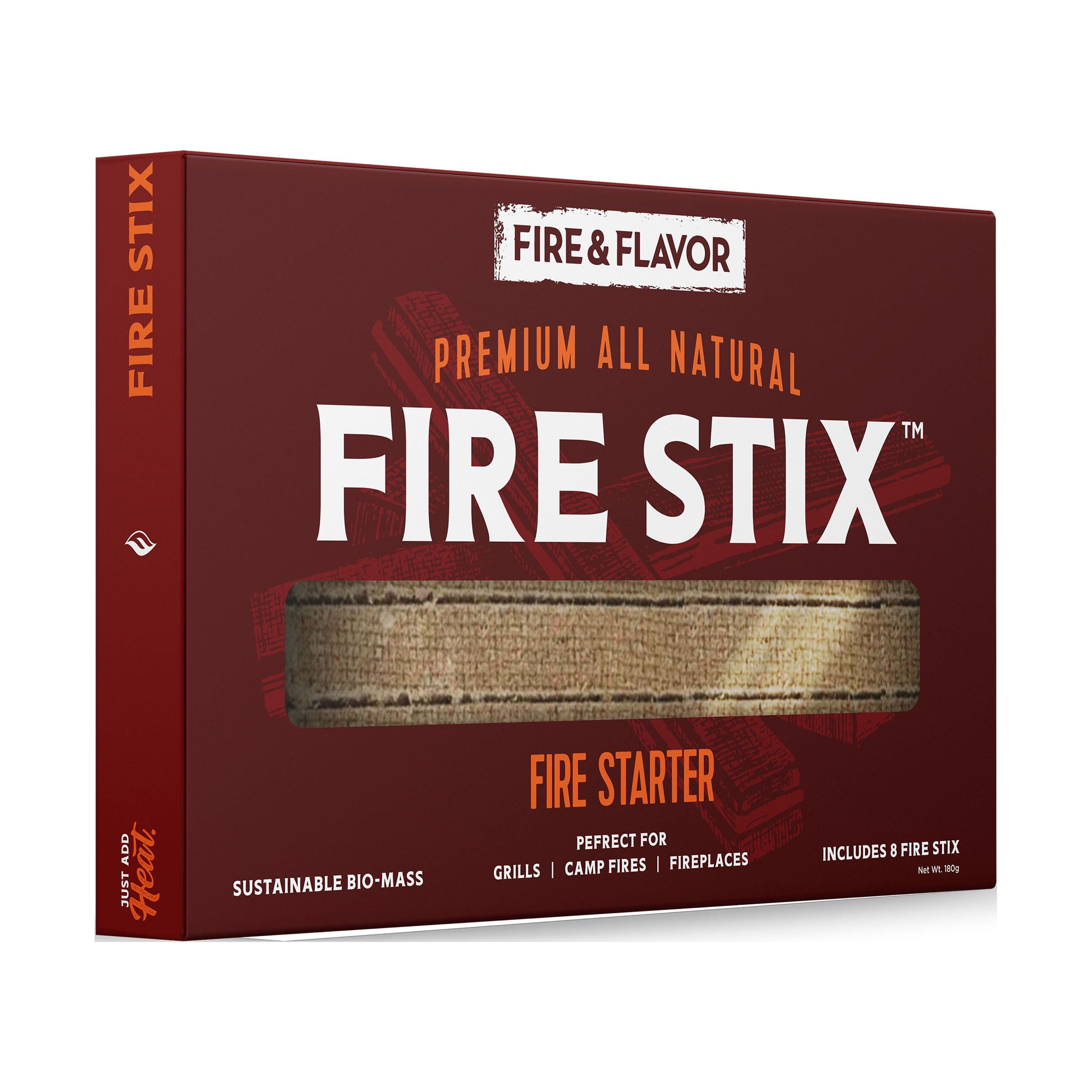 Fire & Flavor Premium Fire Stix Fire Starter, 8 Pack - Walmart.com