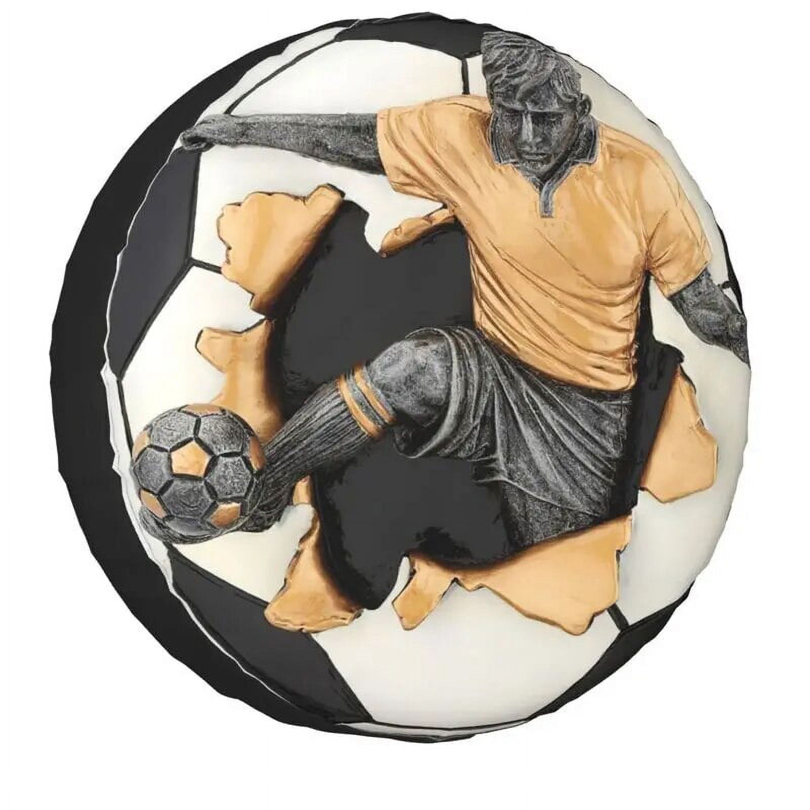 Fire Football Ball Spare Tire Cover forRAV4 RV SUV 4WD 4x4 Football ...