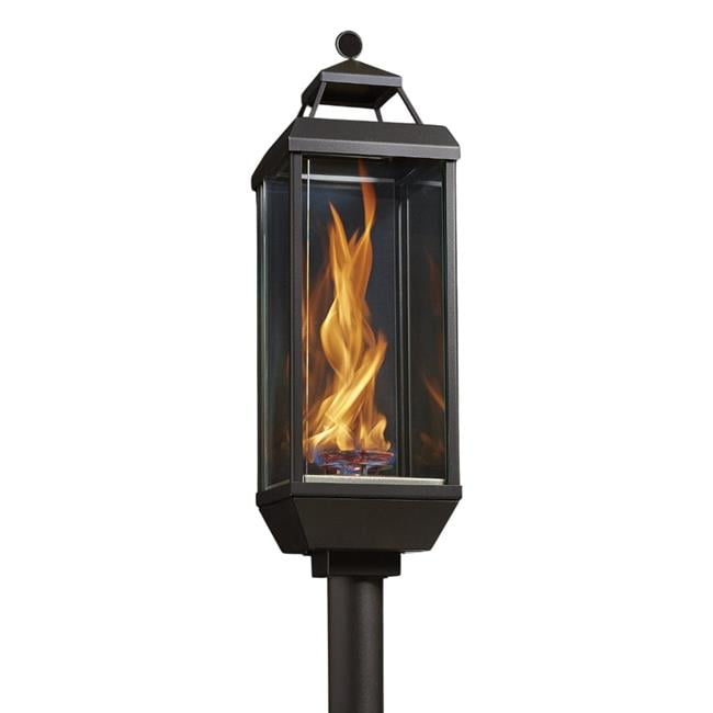 Fire Garden 9 in. Tempest 20k Outdoor Gas Lantern, Black - Walmart.com