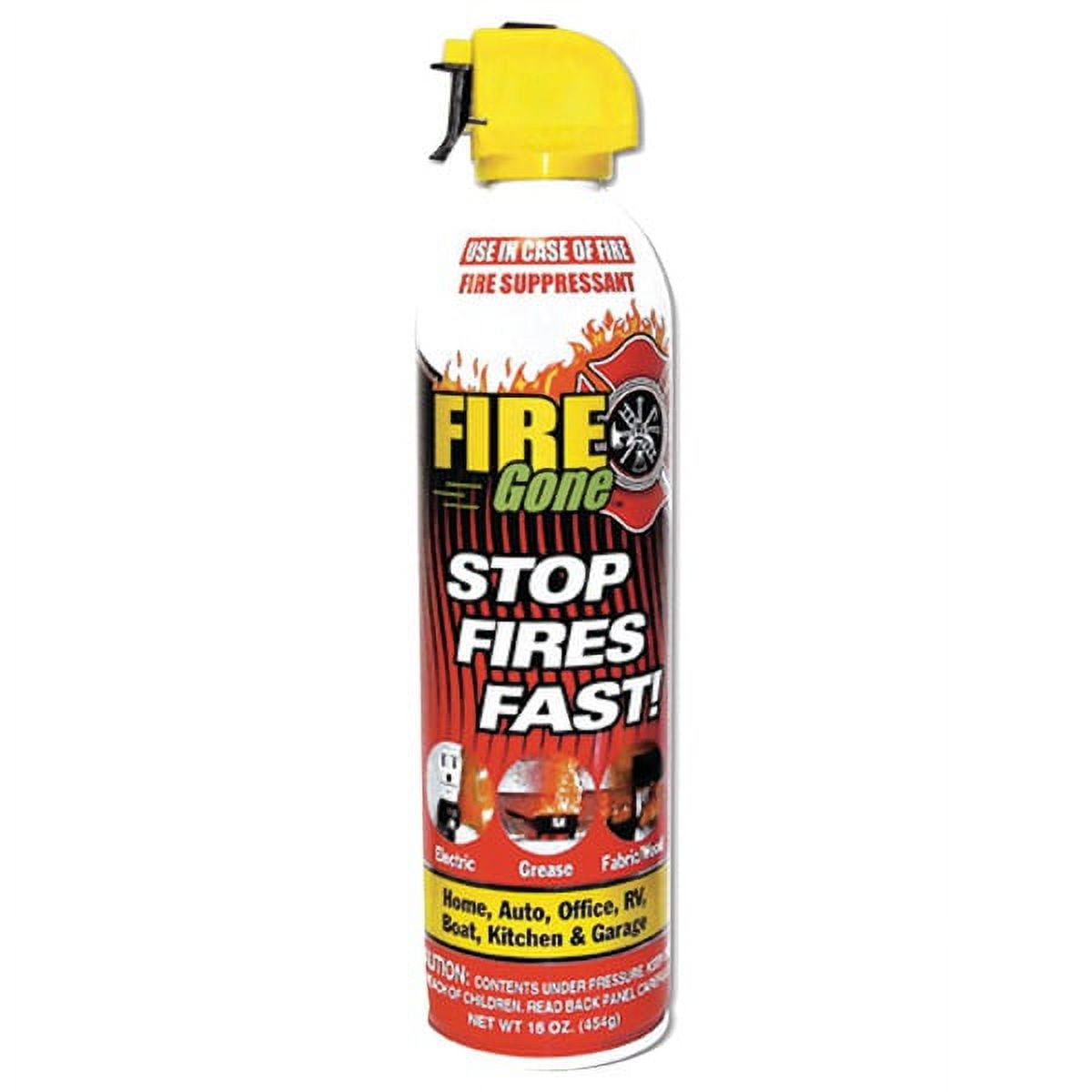 Fire Gone 5-in-1 Compact Fire Extinguisher, Ideal for Car, Electrical ...
