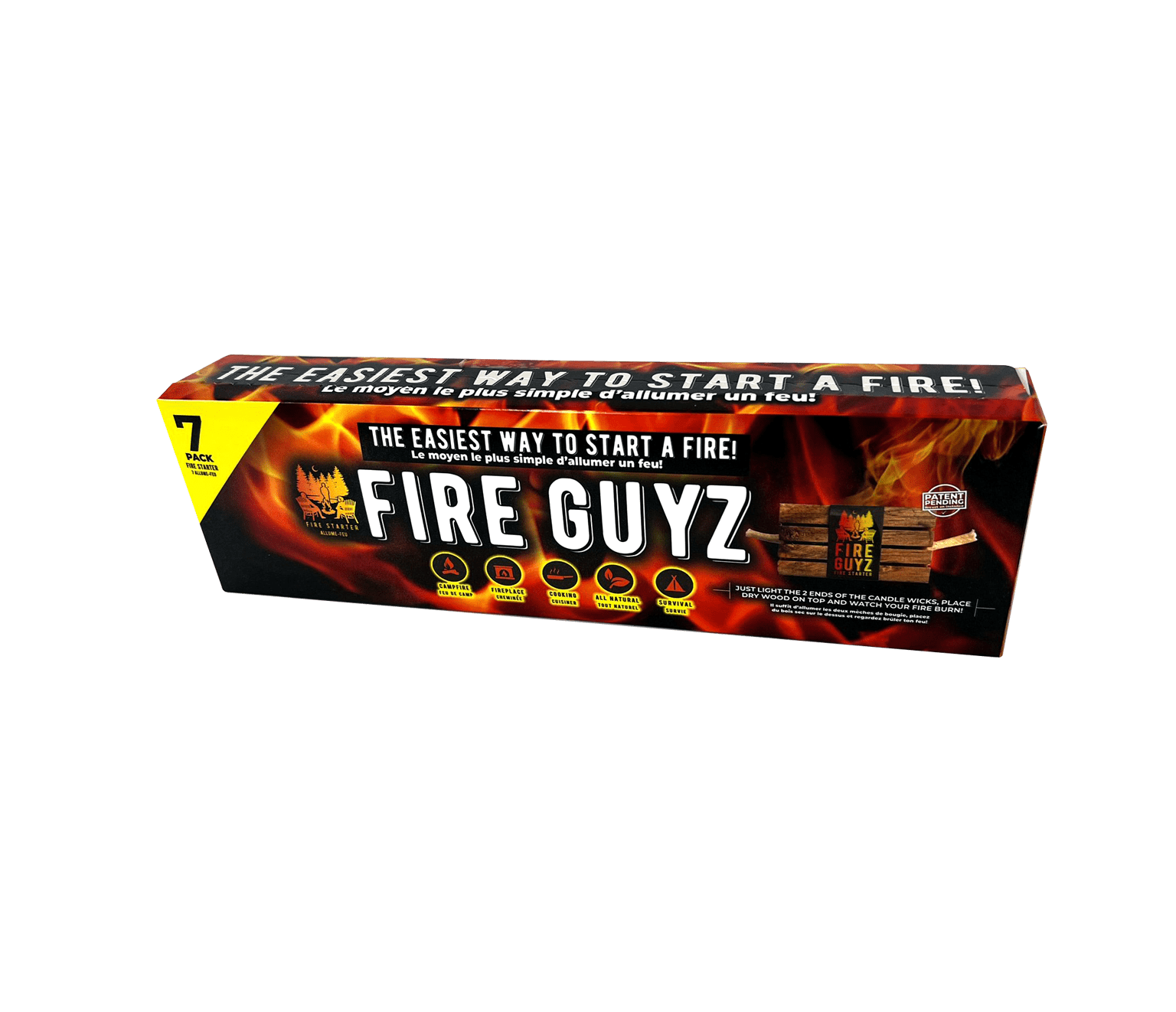 Fire Guyz 7 Pack Fire Starter, 11 in x1.7 in x3.2 in - Walmart.com