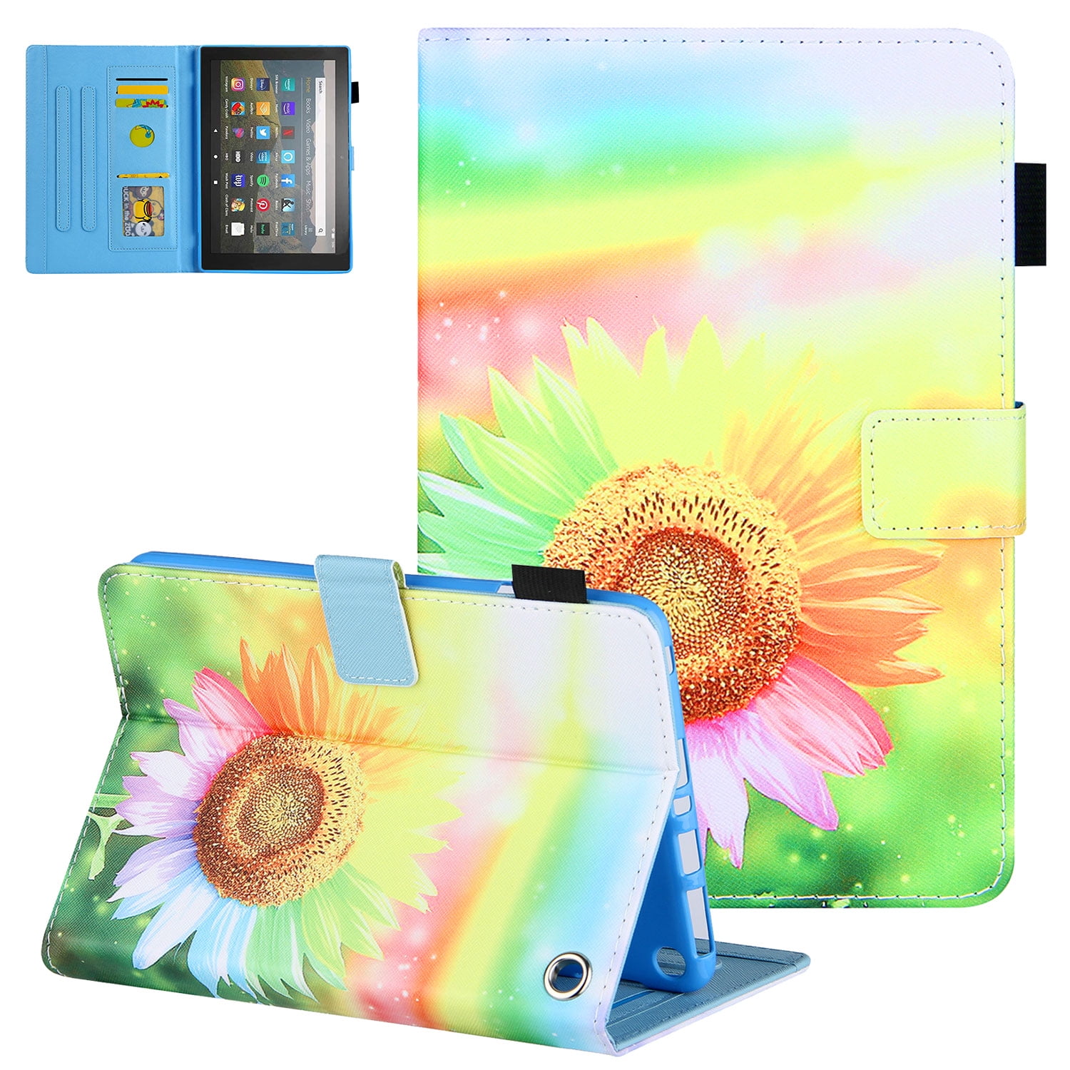 Fire HD 8 Case 10th Generation, Fire HD 8 Plus Case 2020, Allytech Slim ...