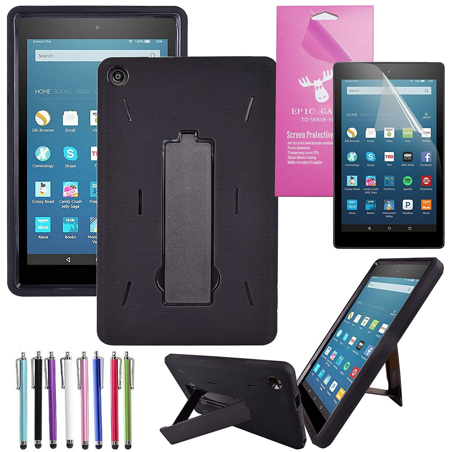 Fire HD 8 Case 2016, EpicGadget(TM) Amazon Fire HD 8" (6th Generation ...