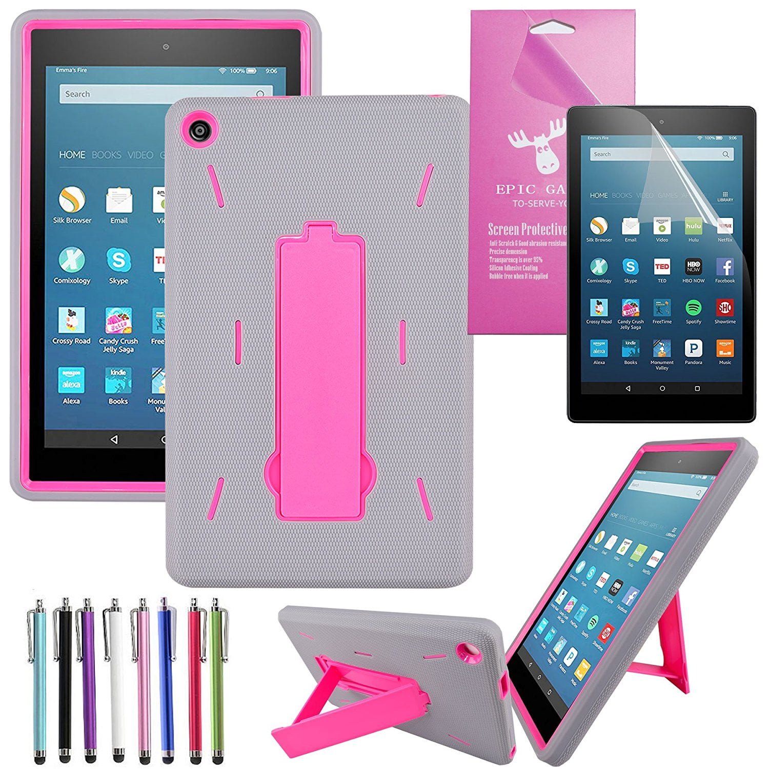 Fire HD 8 Case 2016, EpicGadget(TM) Amazon Fire HD 8" (6th Generation ...