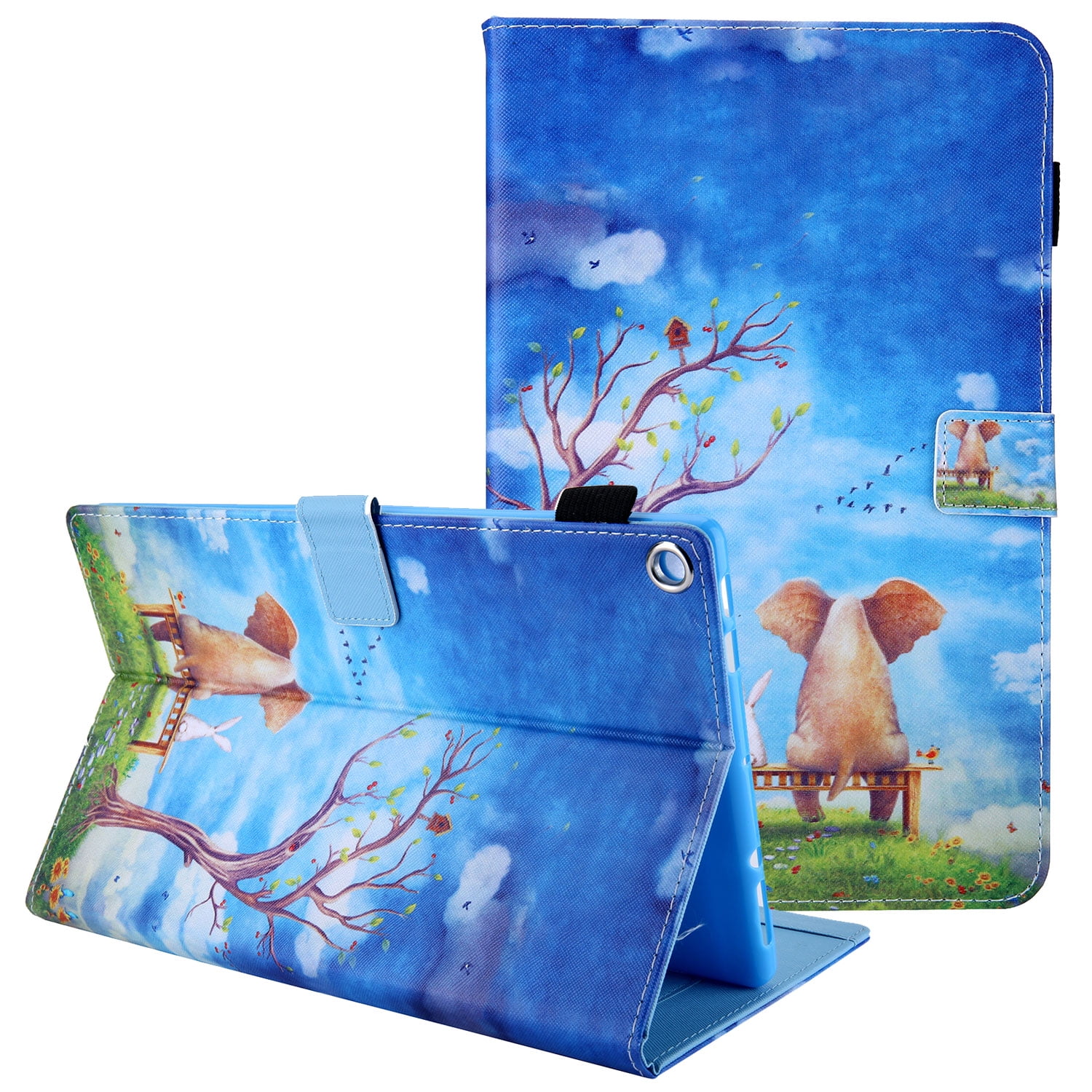 Fire HD 8 Case (2018/2017/2016), Allytech Slim Shell Lightweight Cute ...