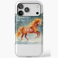 Fire Horse Symbol 2026 Lunar New Year iPhone Case 17 through 11 Pro Max ...