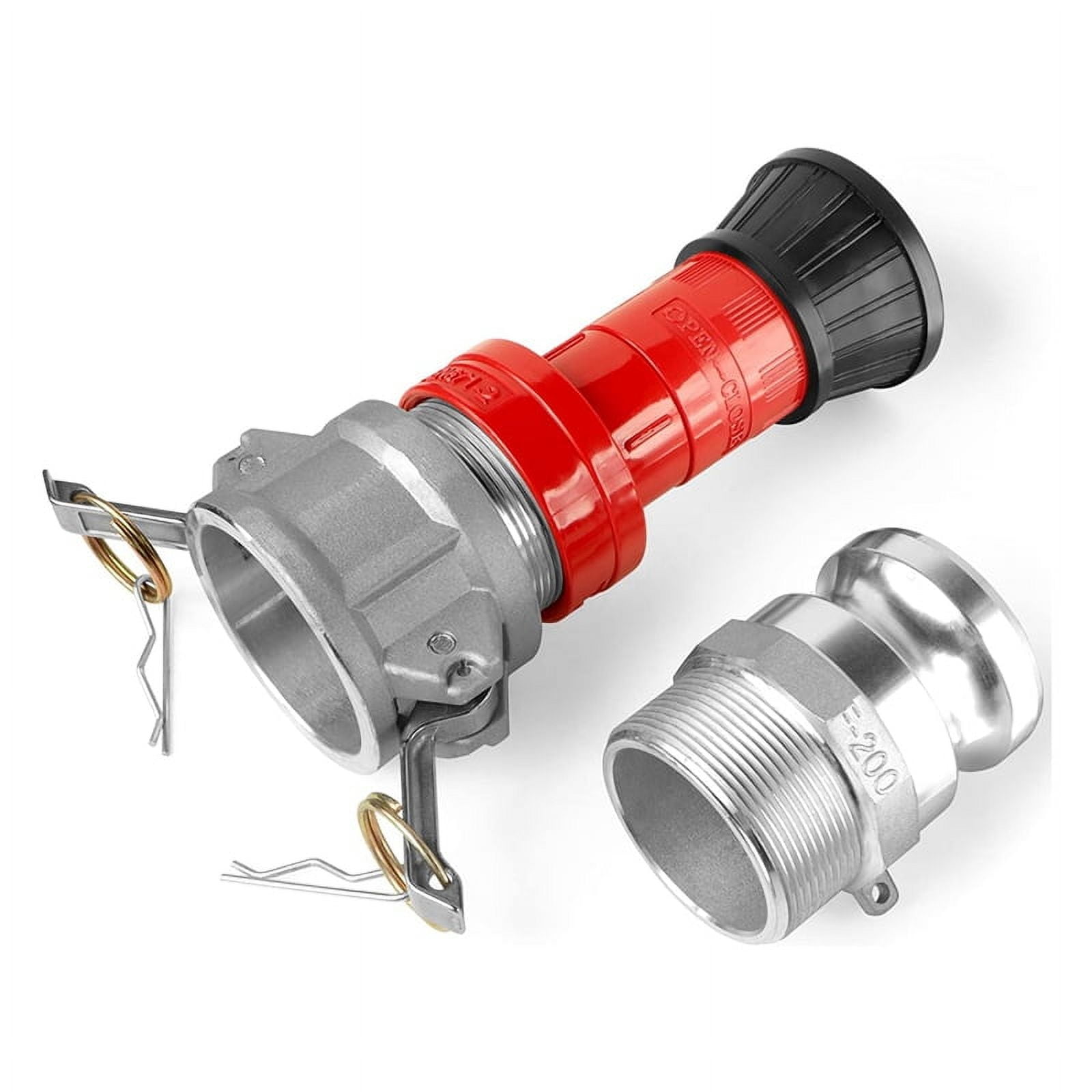 Fire Hose Nozzle,2In NPSH HeavyDuty Industrial Fire Hose Constant Flow ...