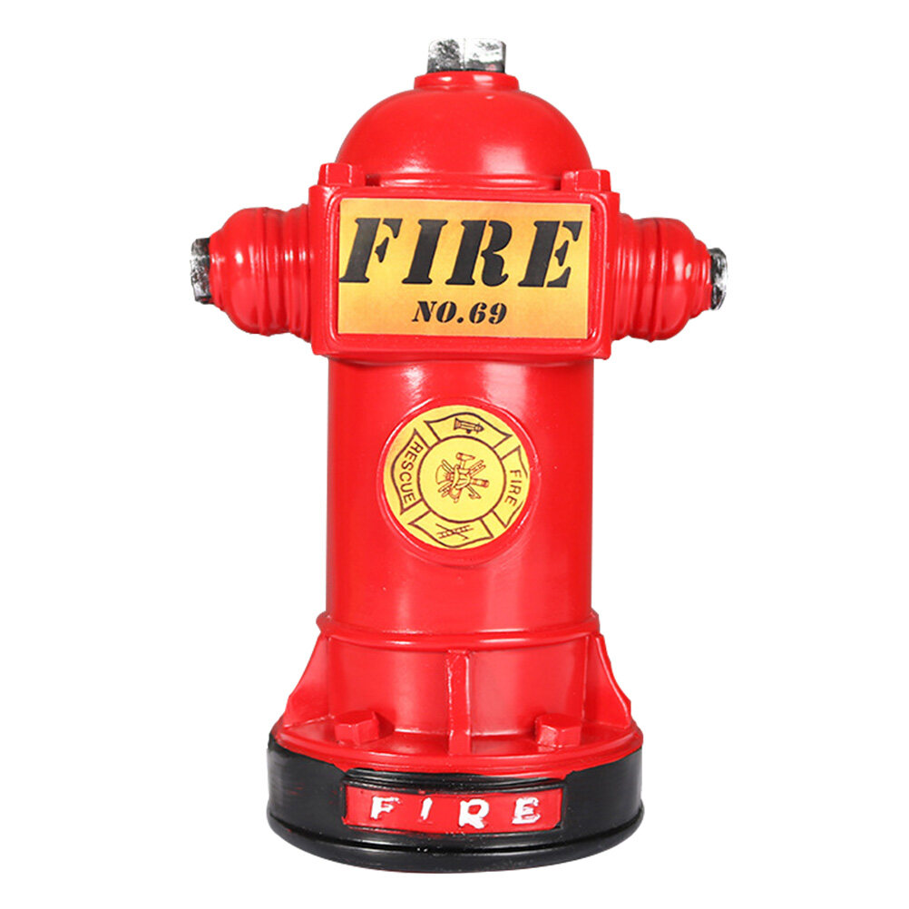 Fire Hydrant Piggy Bank, Retro Fire Hydrant Model Money Bank Figurines ...