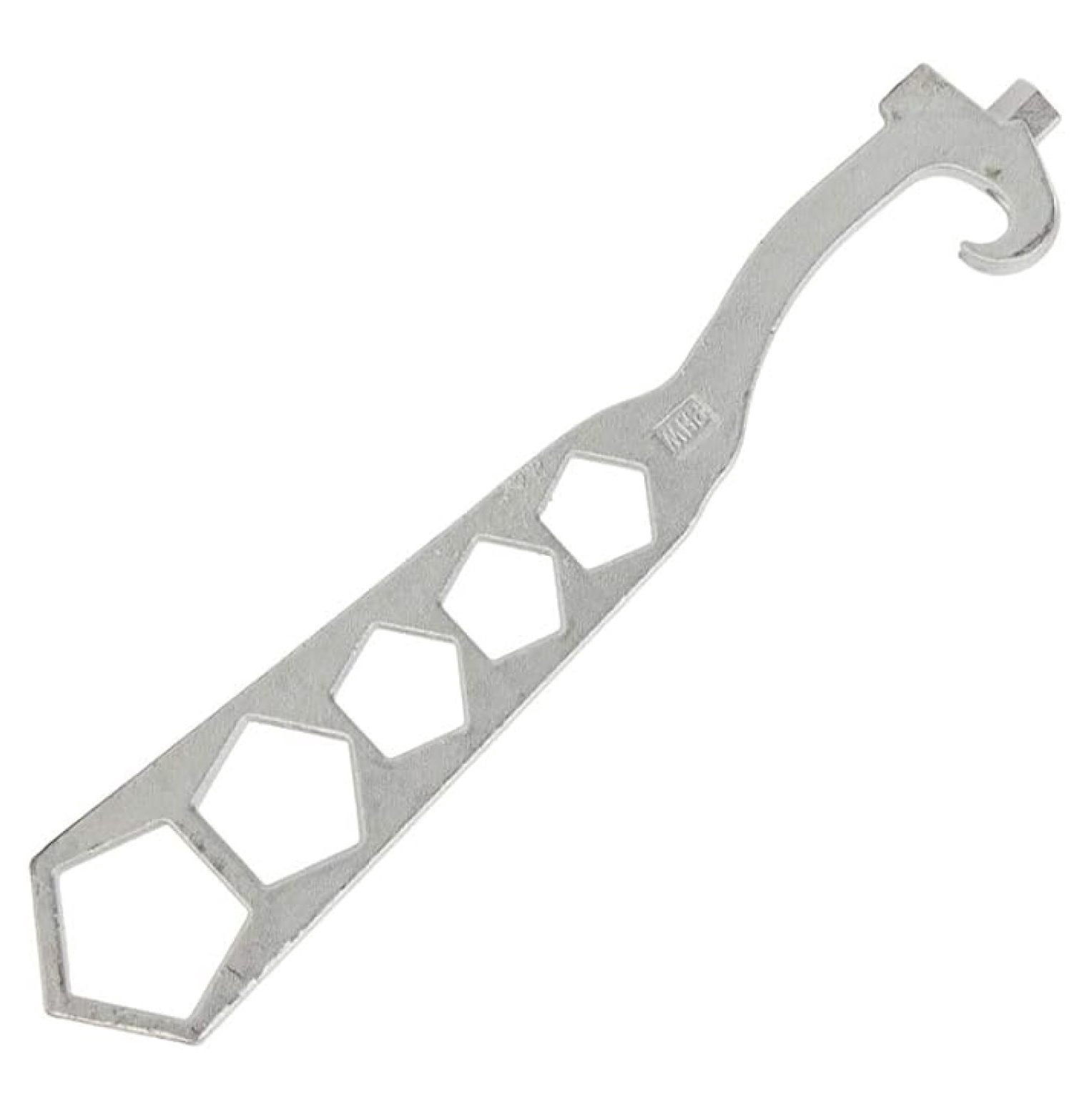 Fire Hydrant Wrench 5 Hole - Plated Iron Hydrant Spanner Tool - Heavy ...