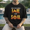 Fire In My Soul T-Shirt – Inspirational Christian Graphic Tee for Men ...