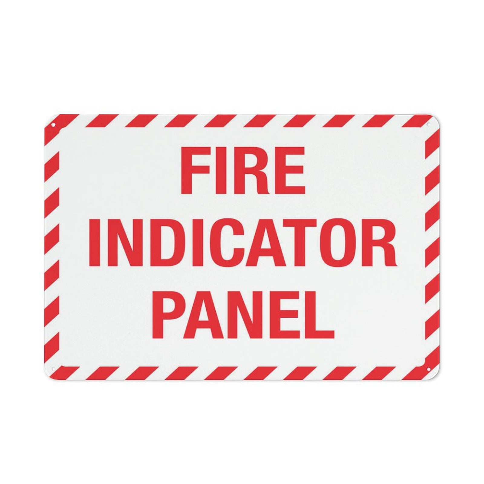 Fire Indicator Panel Sign 12 X 8 Inches Reflective Aluminum Metal ...