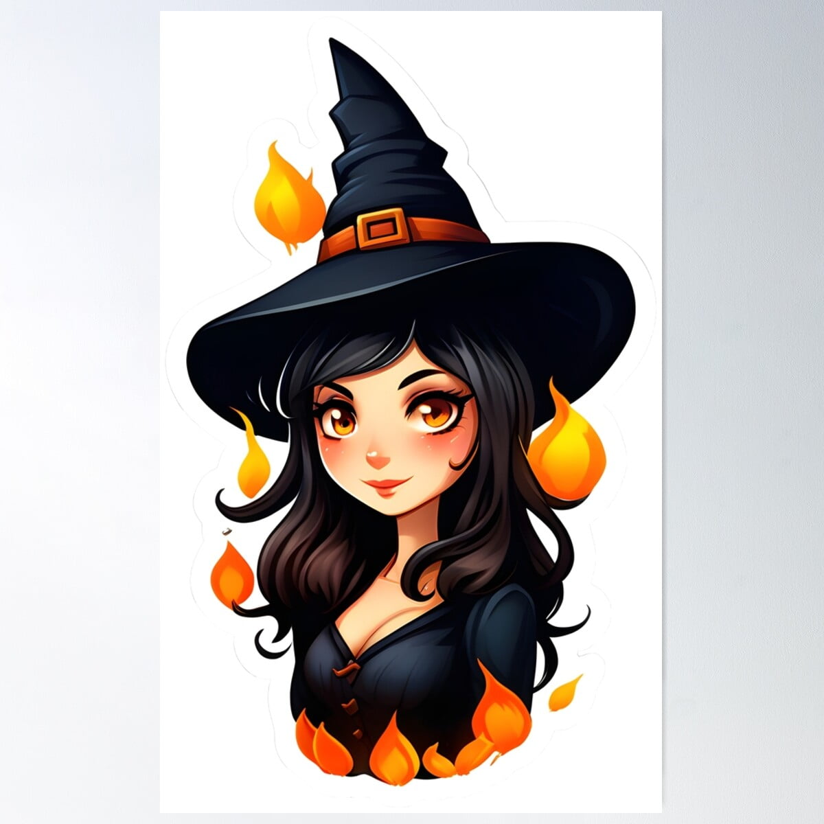 Fire Is The Witch'S Best Friend Poster Wall Art, Modern Wall Decor For ...