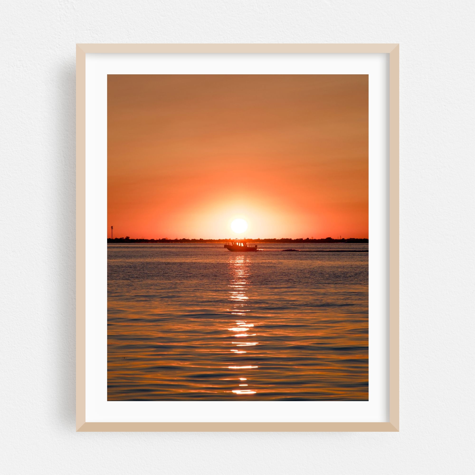 Fire Island Sunset and Boat 01 - Fire Island New York Photography ...