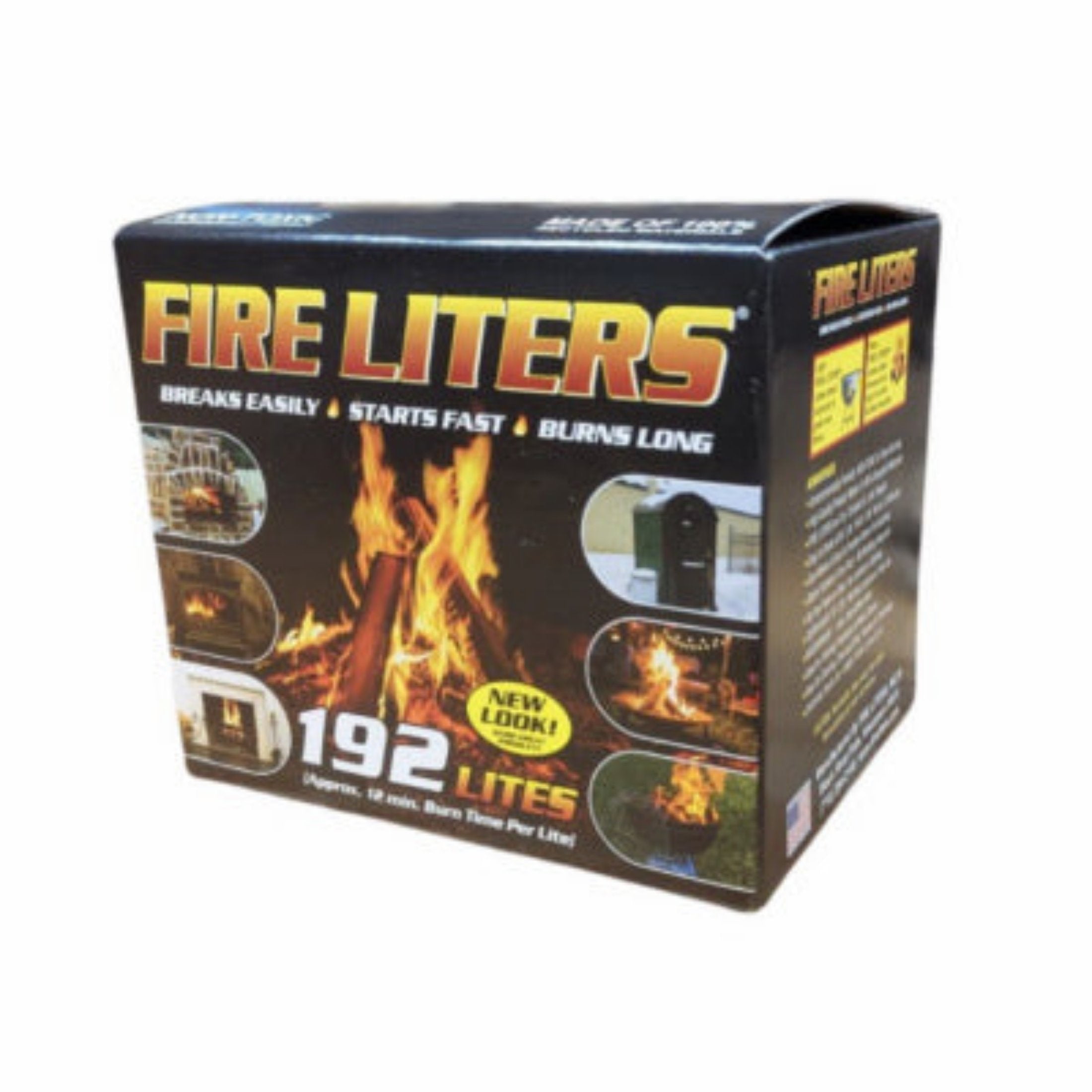 Fire Liters 10192 192 Pack Fireplace, Firewood, Charcoal BBQ Lighters ...