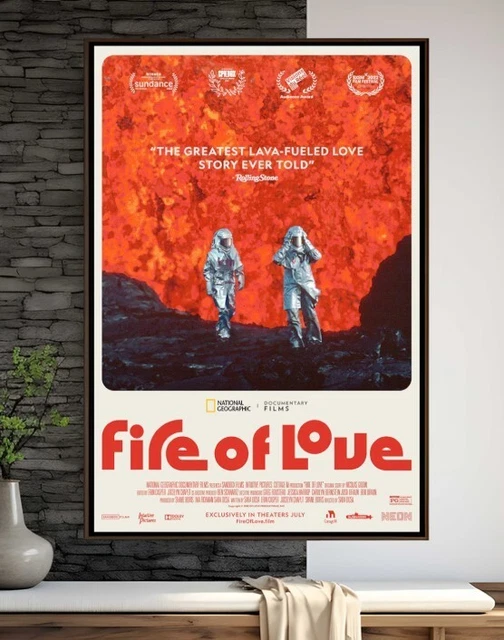 Fire Of Love Movie Poster, High Quality Print, Movie Art, Wall Decor ...