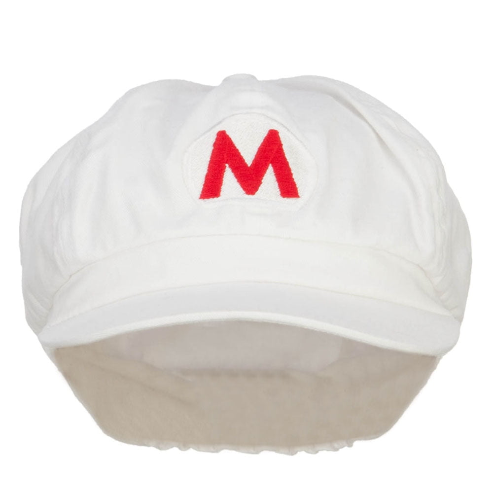 Fire Mario Luigi Embroidered Newsboy Cap - Red 2XL-3XL - Walmart.com