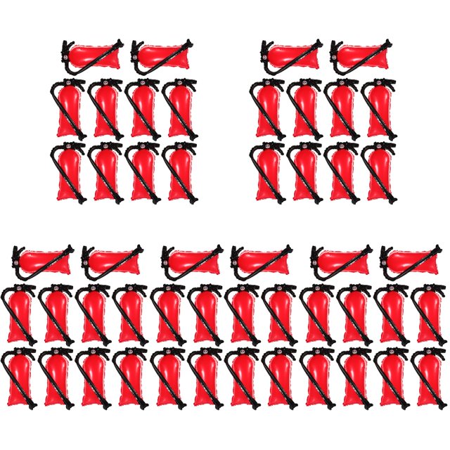 Fire Party Decorations 50 Pcs Inflatable Extinguisher Prop Balloons ...