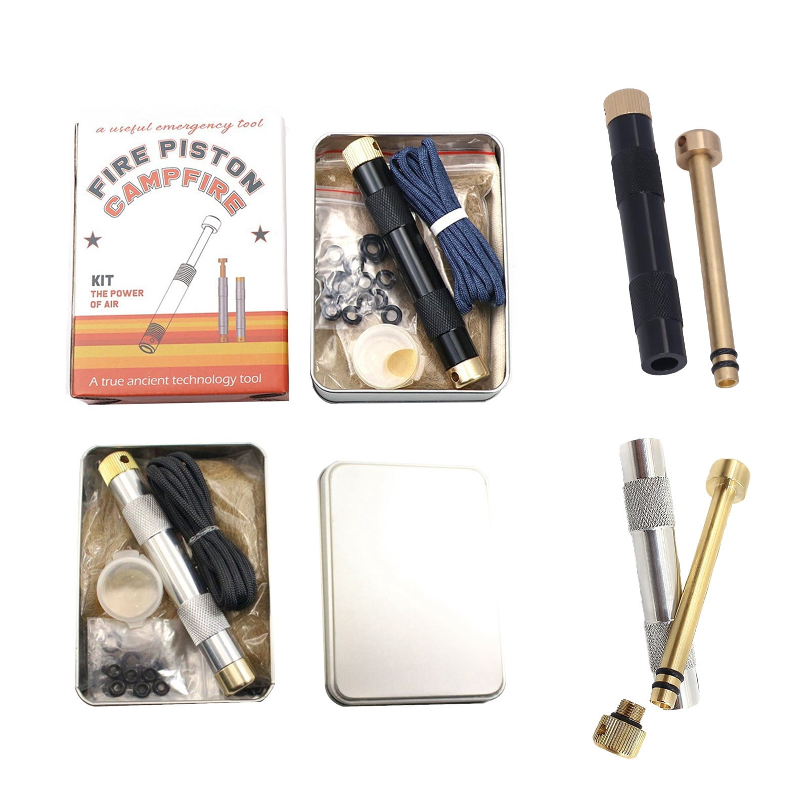 Fire Piston Fire Starter, Camping Fire Starters, Outdoor Camping Gear ...