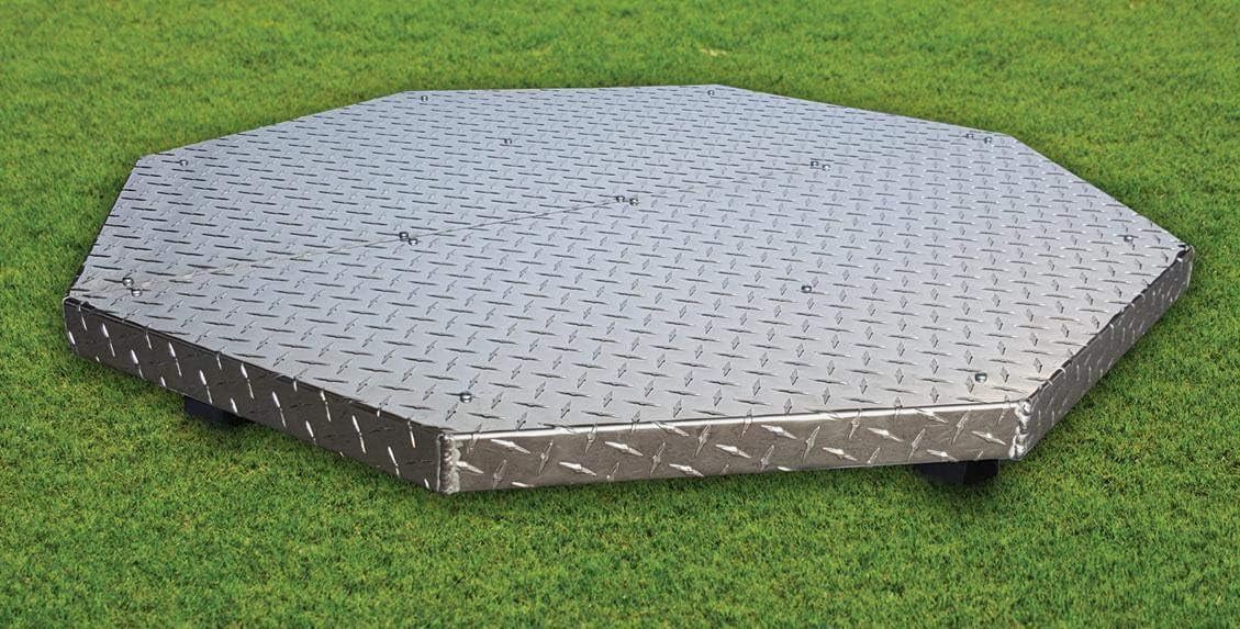 Fire Pit Base & Heat Shield - Metal Fireproof Pad for Under Fire Pit ...