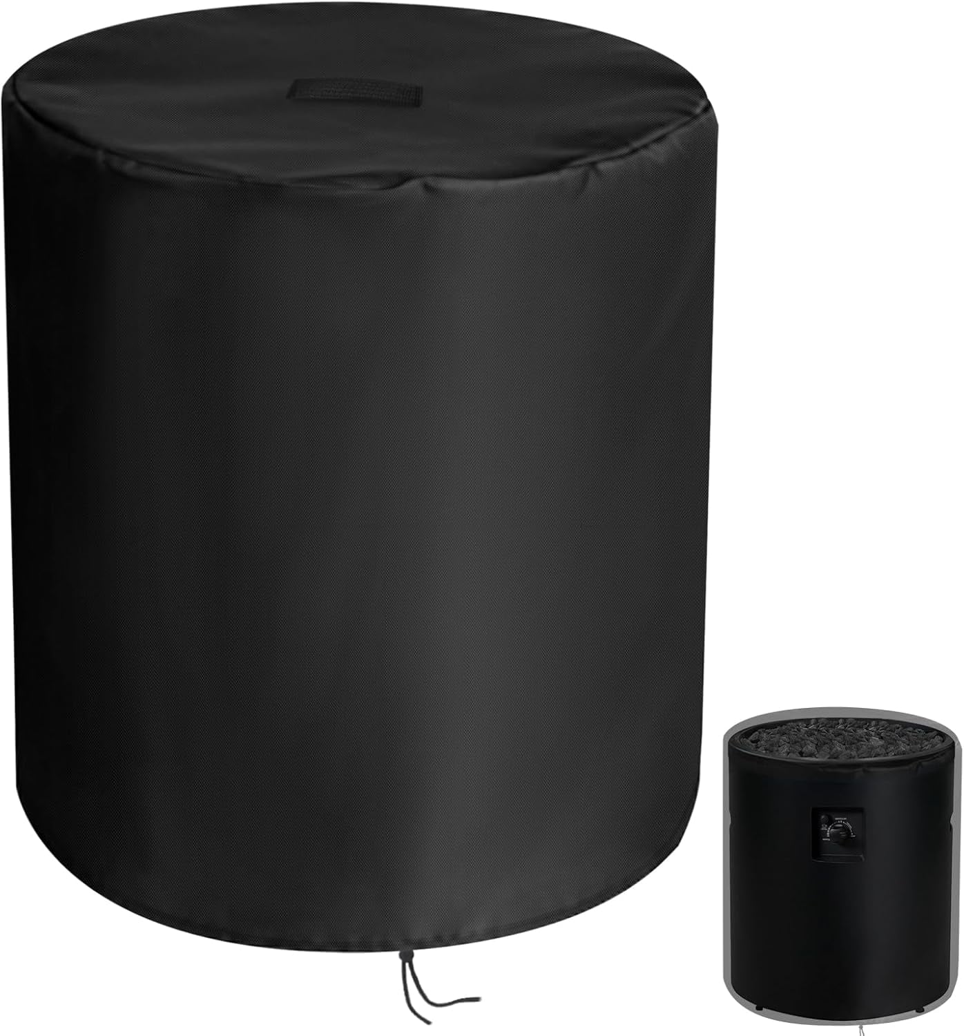 Fire Pit Cover, 24inch Round Fire Pit Cover for Outdoors Gas Firepit ...