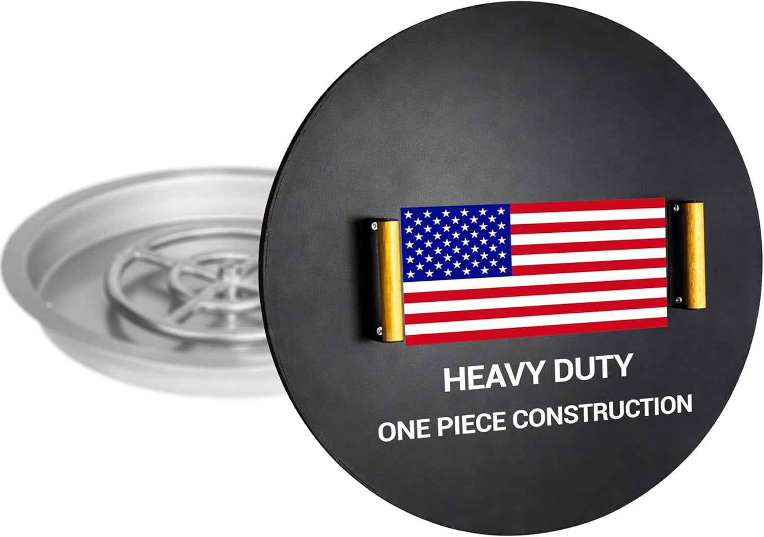 Fire Pit Lid Round - Fire Pit Snuffer Lid 28 inch Diameter & 1.5 mm ...
