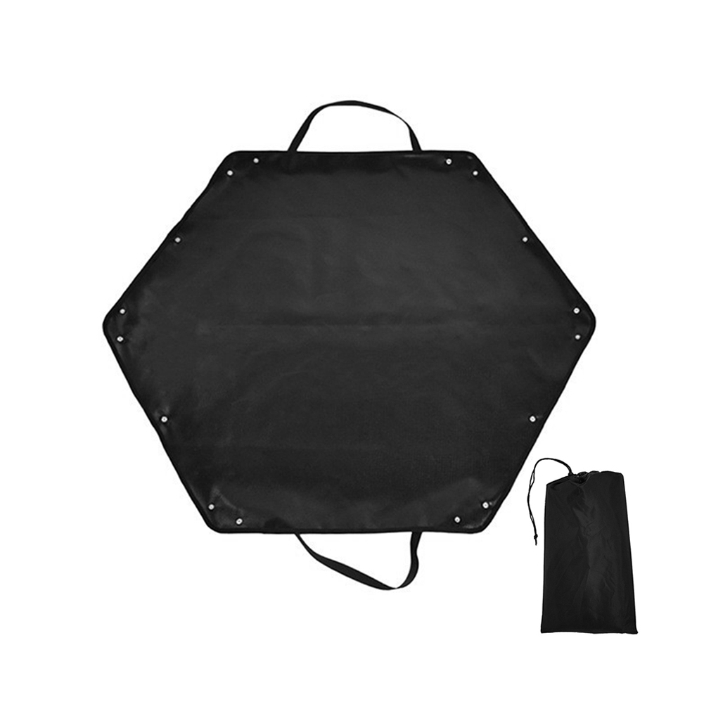 Fire Pit Mat Hexagonal Fireproof Mat Fire Pit Pad Protect For Deck ...