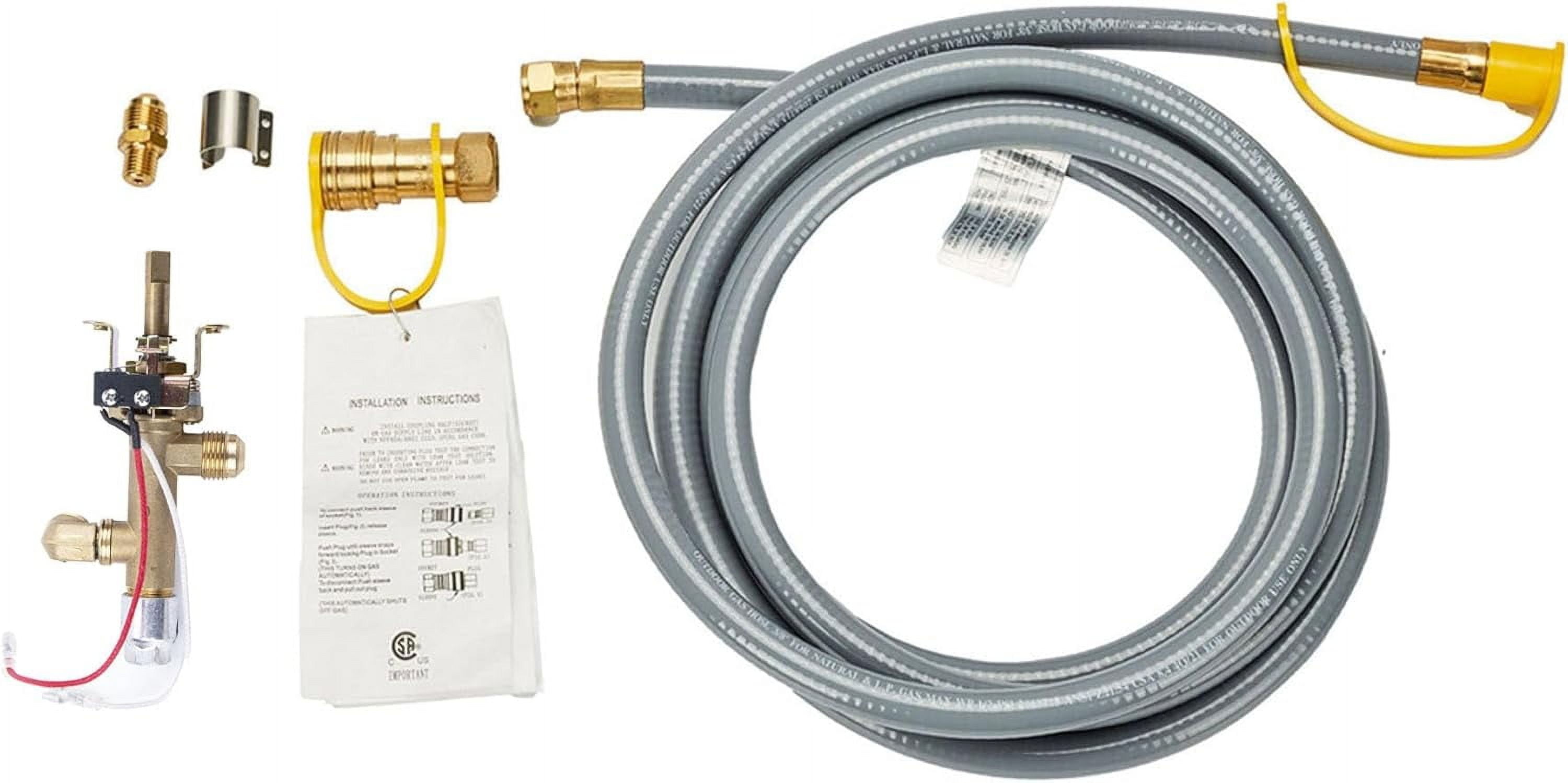 Fire Pit Natural Gas Conversion Kit, Converting Propane Fire Pit to ...