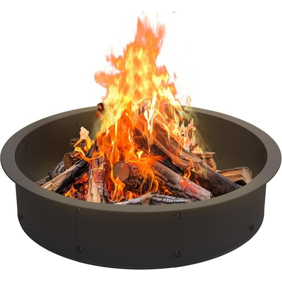 Fire Pit Ring, 39-Inch Outer/36-Inch Inner DIY Fire Pit Insert for ...