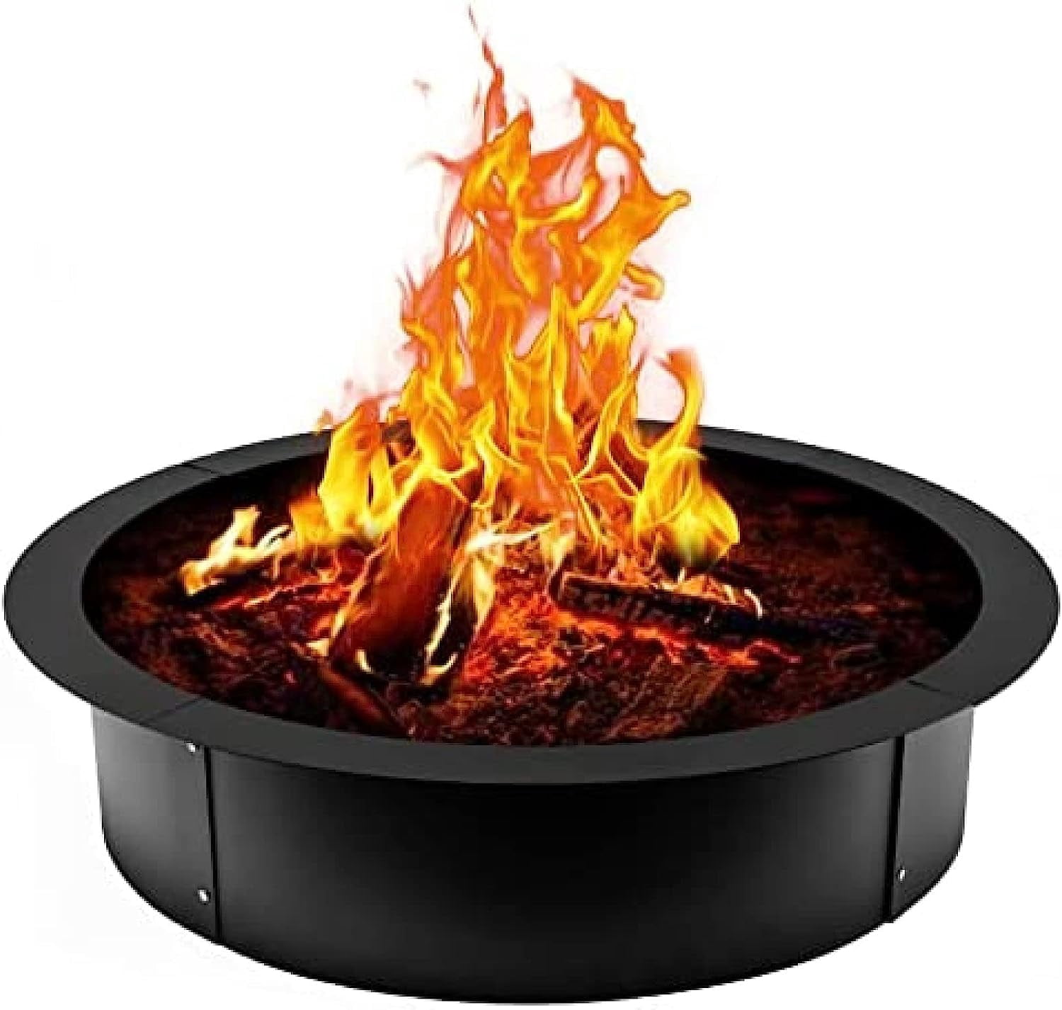 Fire Pit Ring 42-Inch Outer/36-Inch Inner Diameter Cooking Fire Ring ...