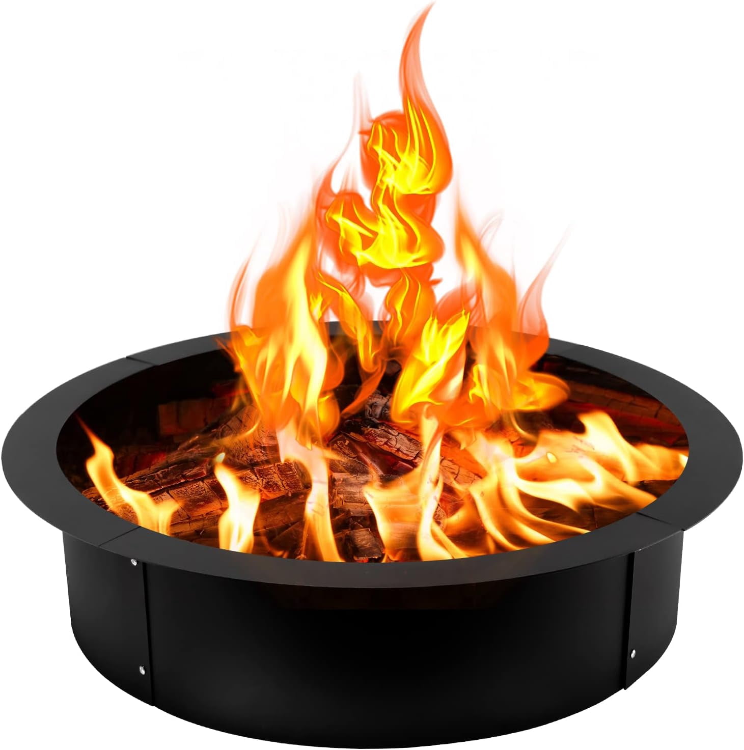 Fire Pit Ring, 42-Inch Outer/36-Inch Inner Diameter Liner, Heavy Duty ...